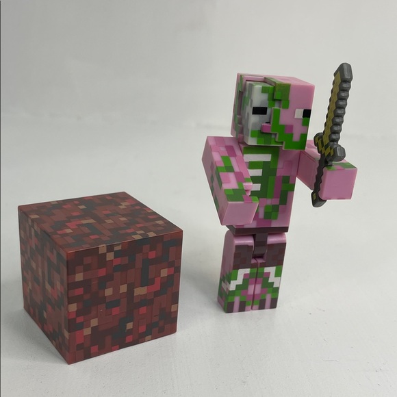 Minecraft | Toys | Minecraft Mojang Series 3 Figure Zombie Pigman ...